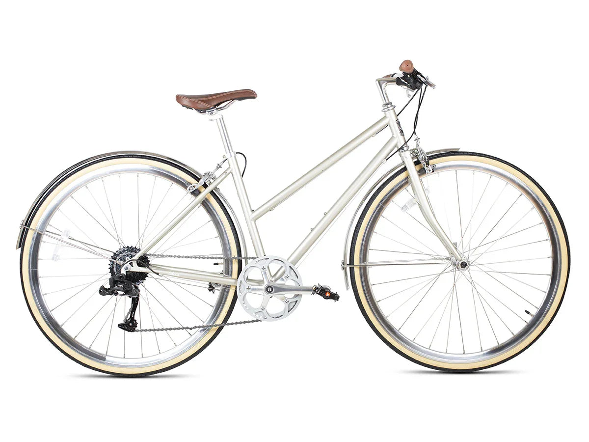6KU Odessa 8spd City Bike - Pershing Gold – Simple Bike Store