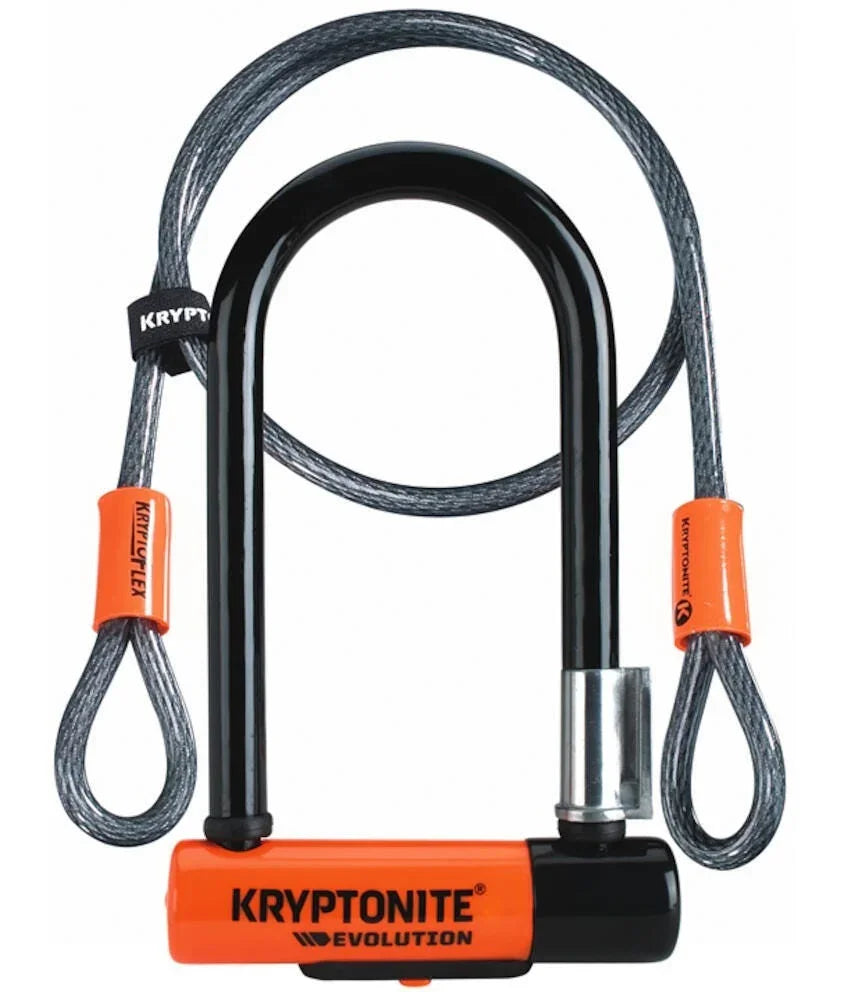 Kryptonite Evolution Mini 7 with 4' Flex Cable – Simple Bike Store