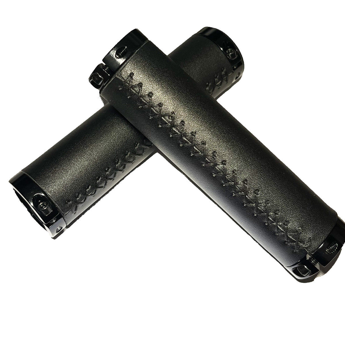 Tenways Lock-on Leather Grips Black – Simple Bike Store